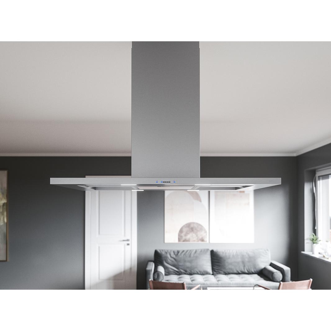 Zephyr 42-inch Modena Series Island Hood ZMD-E42BS
